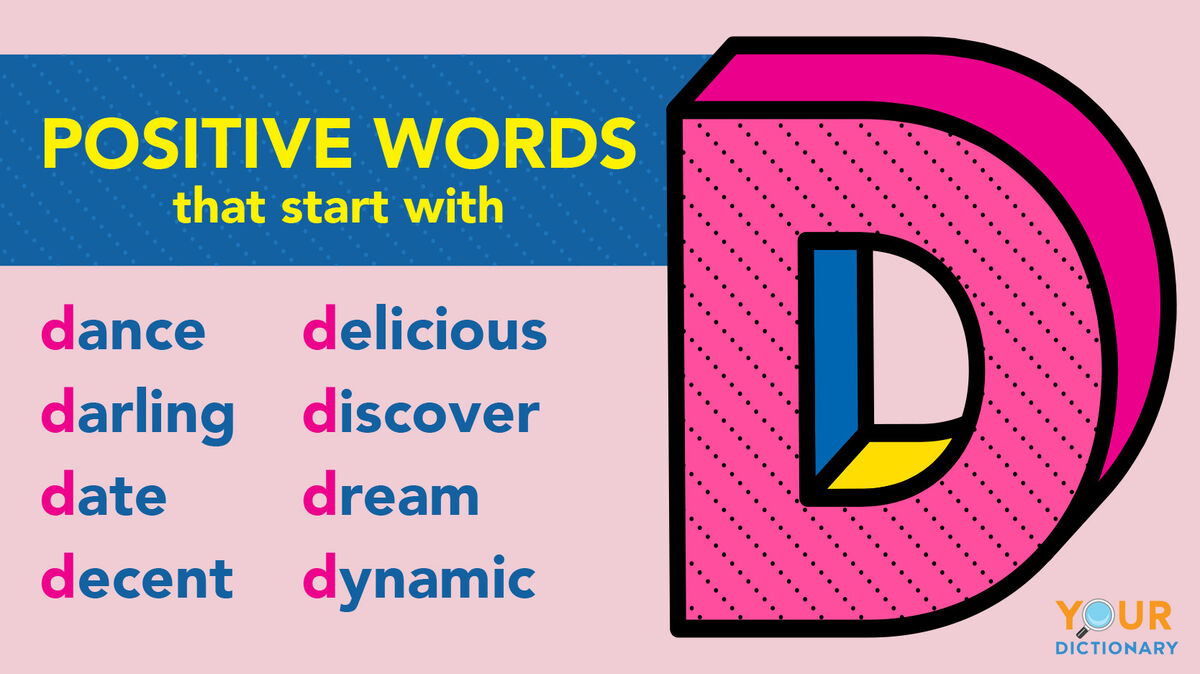 Positive Words That Start With D YourDictionary