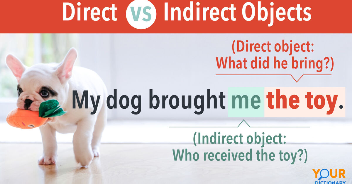 Direct vs. Indirect Object: Comparing Their Different Functions ... Direct vs. Indirect Object: Comparing Their Different Functions ...
