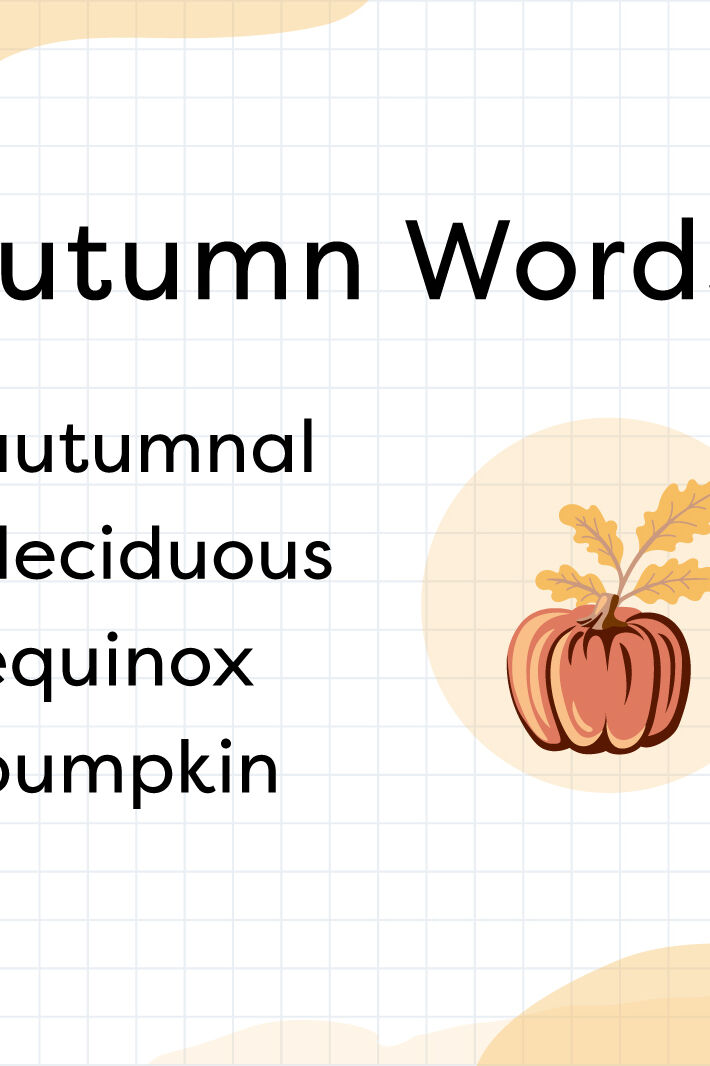 Words To Describe Autumn Season