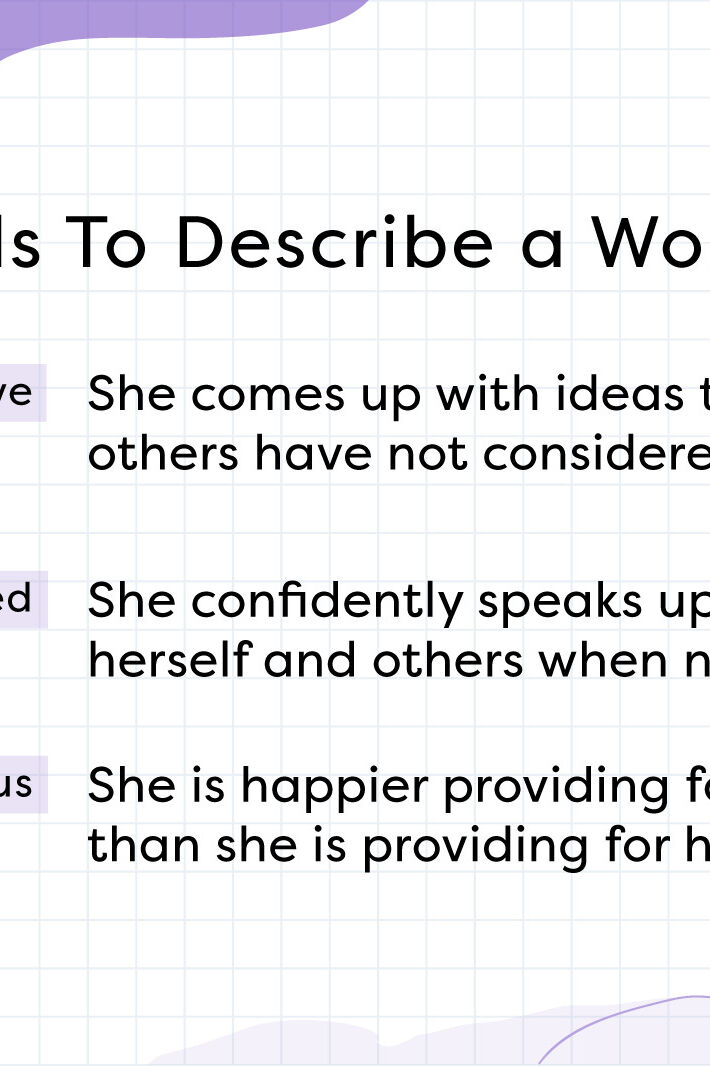 50 Powerful Words To Describe A Woman YourDictionary