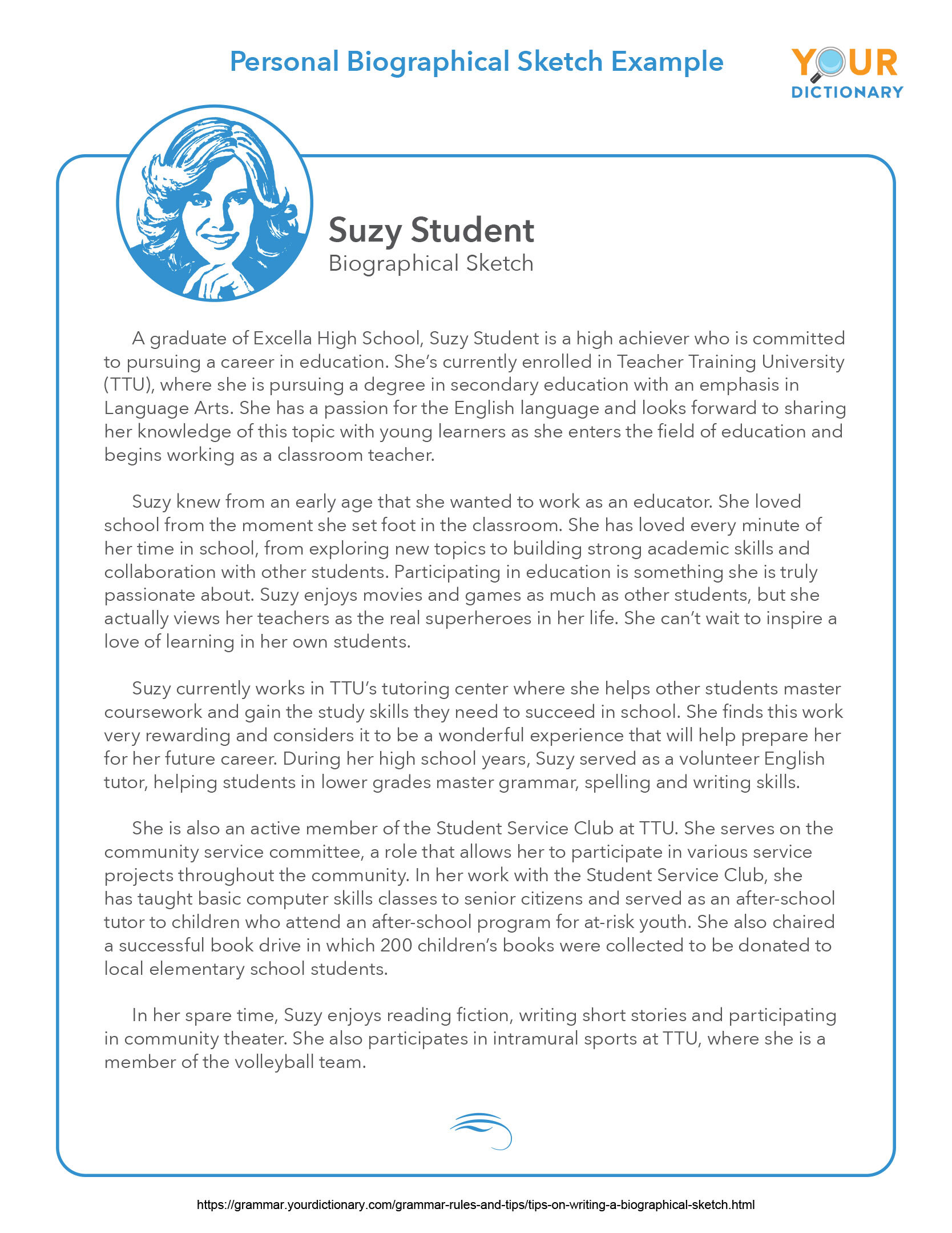 Tips For Writing A Biographical Sketch With Examples 